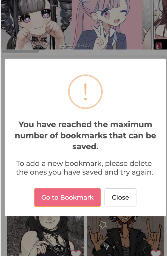 Bookmark your favorite image makers – Picrew Support