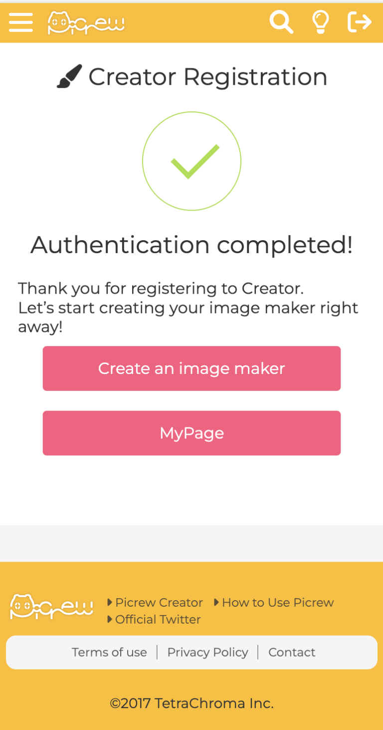 Register as a creator (upgrade your account) – Picrew Support