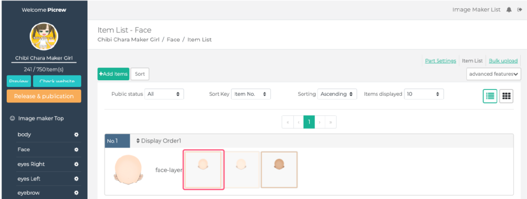 Upload an item image – Picrew Support